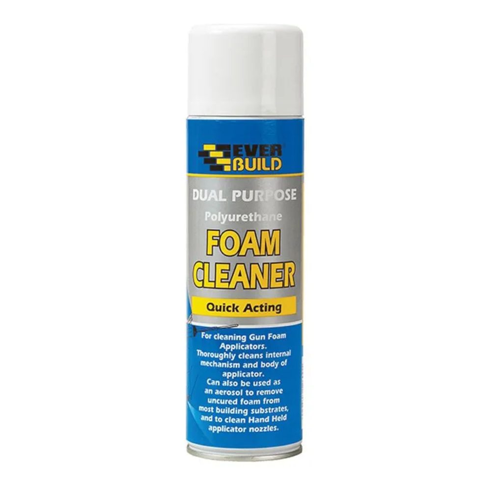 Everbuild Dual Purpose Foam Cleaner: 500ml — Ashbrook Roofing Supplies LTD