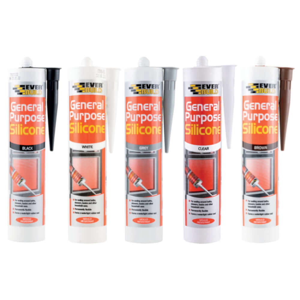 Everbuild General Purpose Silicone: 280ml — Ashbrook Roofing Supplies LTD