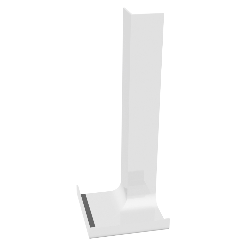 FreeFoam uPVC Plain Internal Fascia Corner, White: 300mm — Ashbrook ...