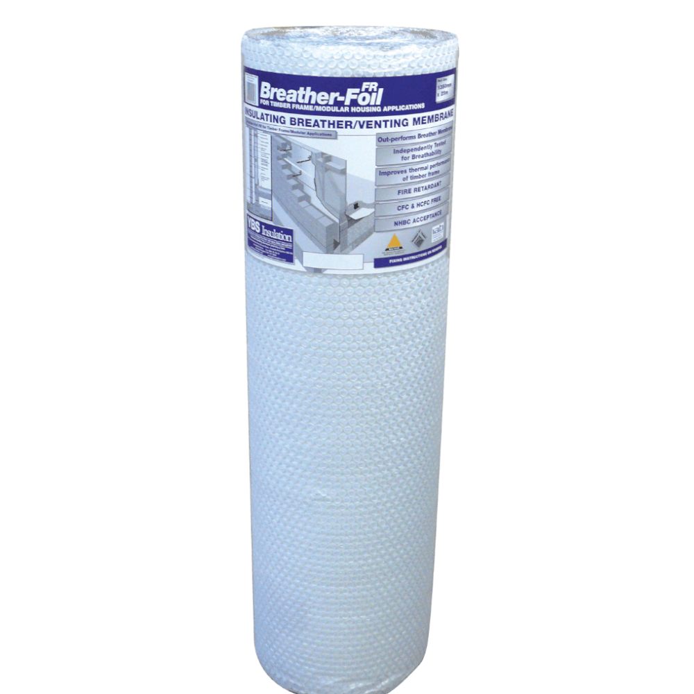 YBS Breather-Foil FR Timber Frame Insulation Membrane - Pallet ...