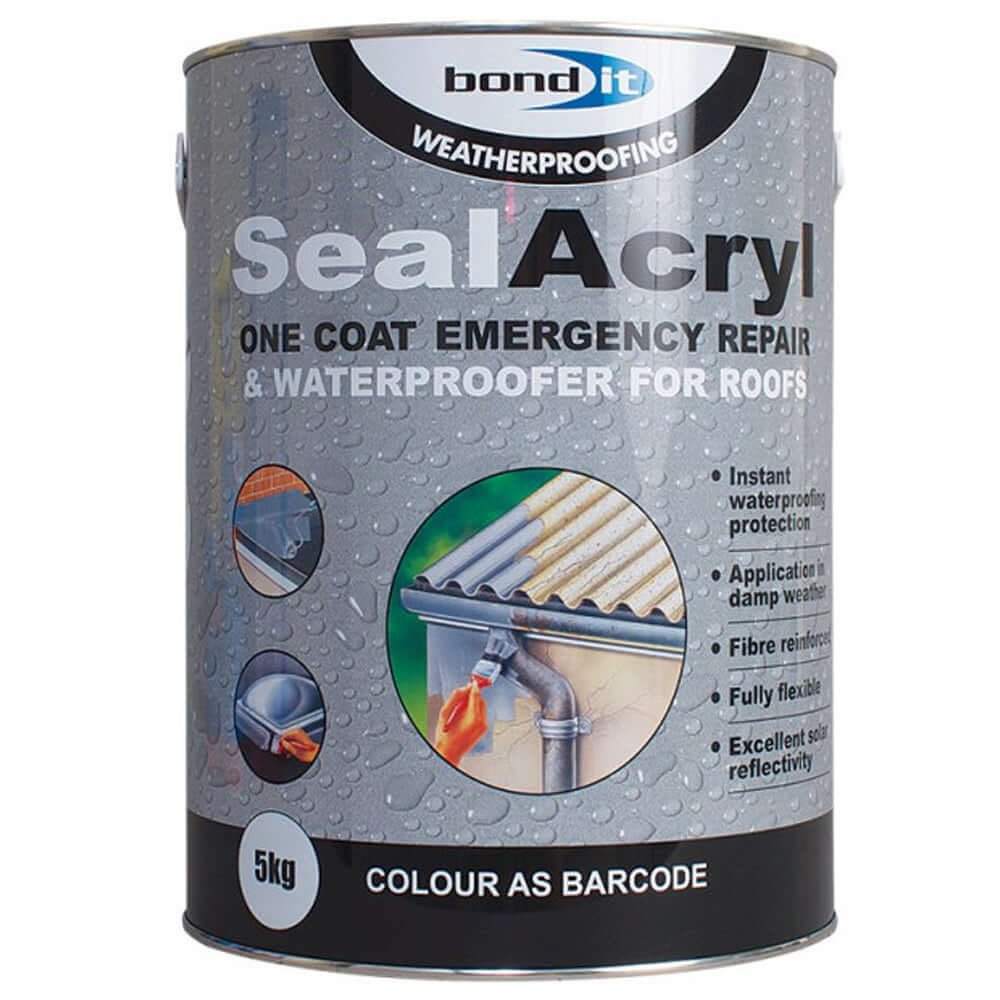 Bond It Bitubond Sealacryl Polymer Roofing Coating — Ashbrook Roofing ...